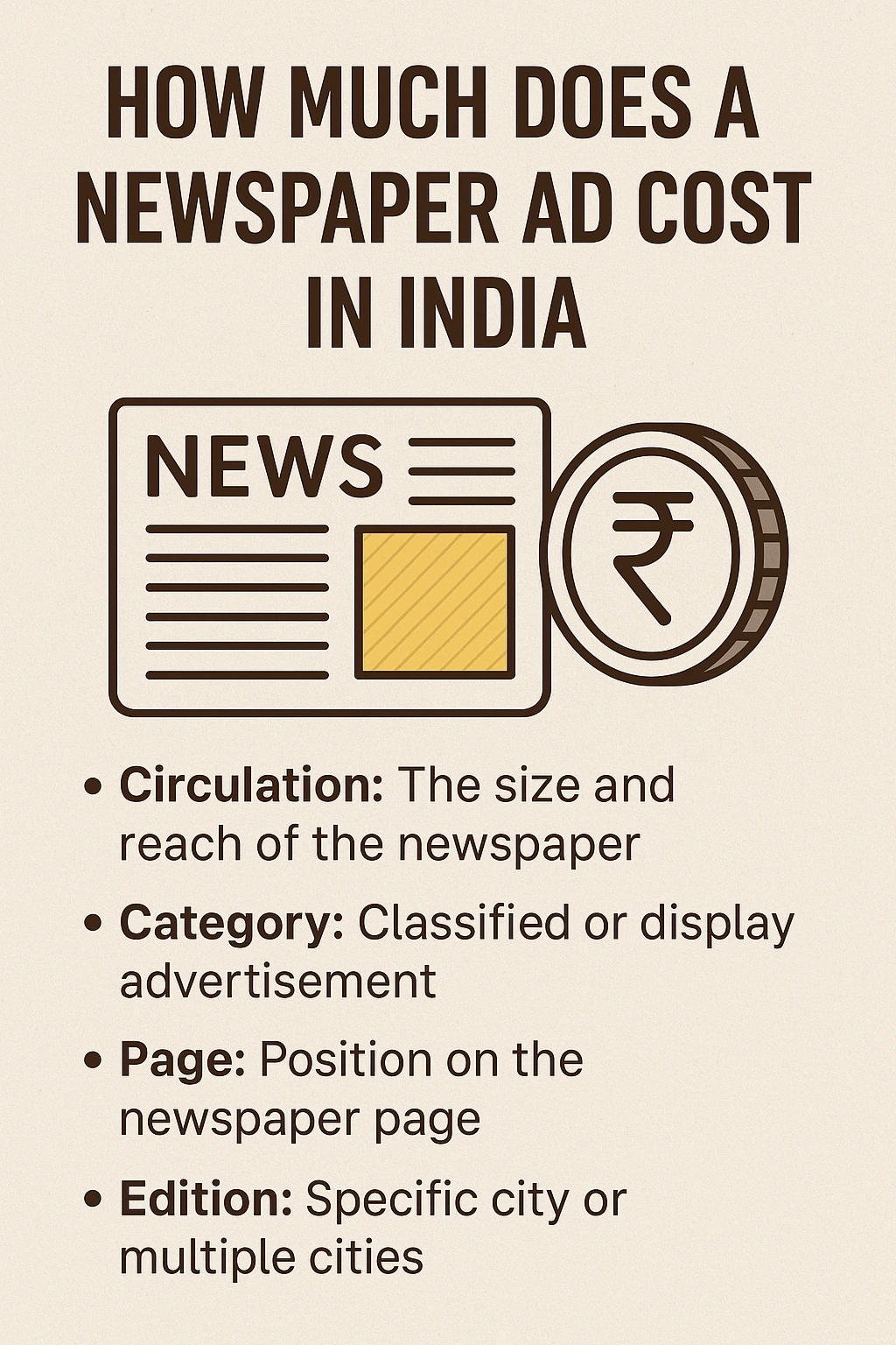 How Much Does a Newspaper Ad Cost in India? | Complete Guide 2025