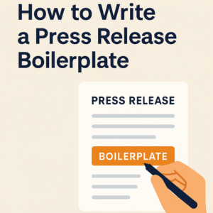 How to Write a Press Release Boilerplate: Template & Examples Included